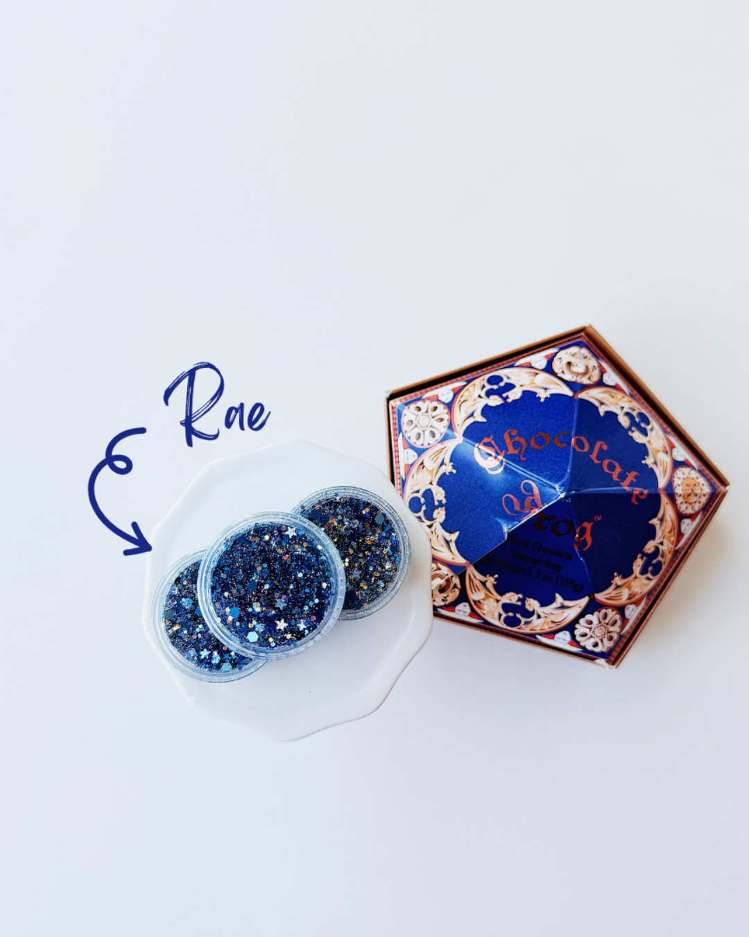 Rae Hair Accessories | Blue and silver Hair Glitter – Dittobug Hair